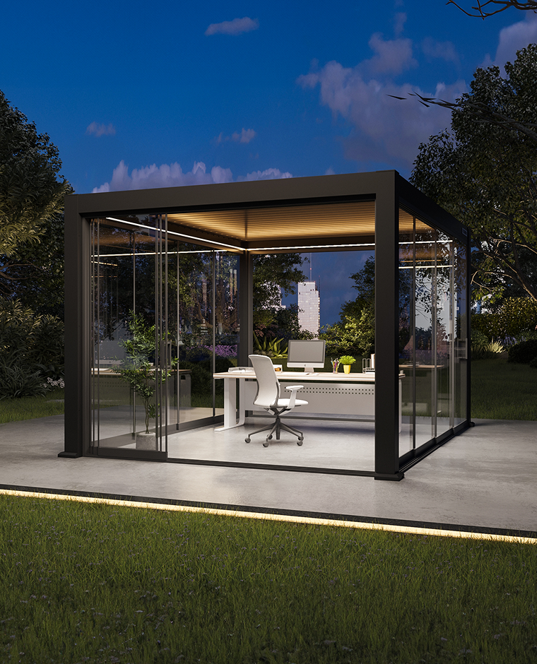 FlexPatio Motorized Pergola Kits | Smart Louvered Pergola for Patio