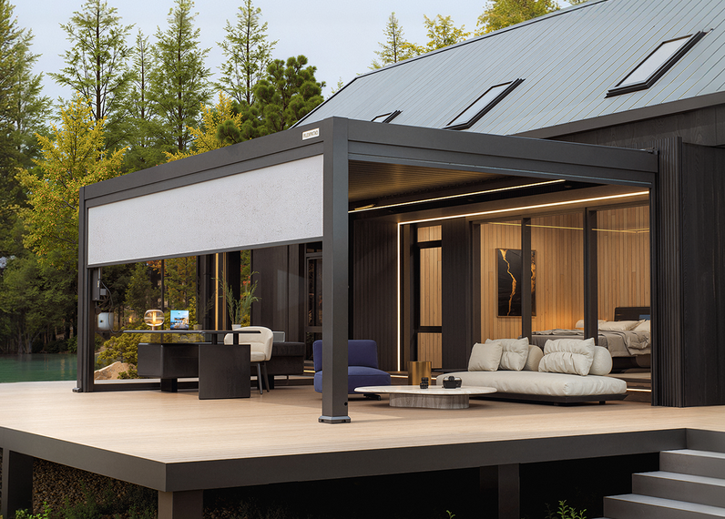 FlexPatio Motorized Pergola Kits | Smart Louvered Pergola for Patio