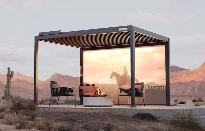 FlexPatio Motorized Pergola Kits | Smart Louvered Pergola for Patio